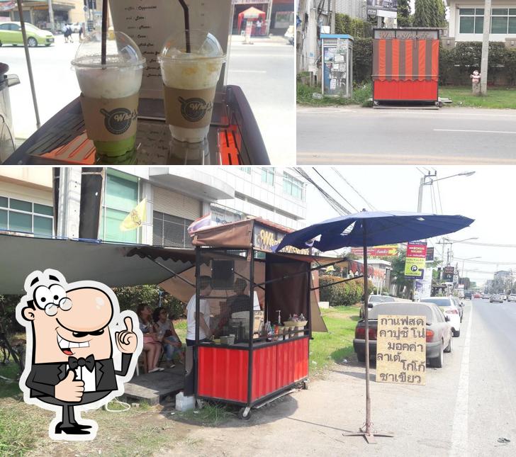 WHAT 'S UP COFFEE ร้านกาแฟที่ลองซักครั้งแล้วจะดีดได้, Банг Мае Нанг ...