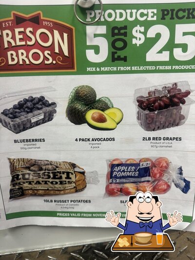 Freson Bros. Valleyview, Valleyview - Restaurant menu, prices and reviews