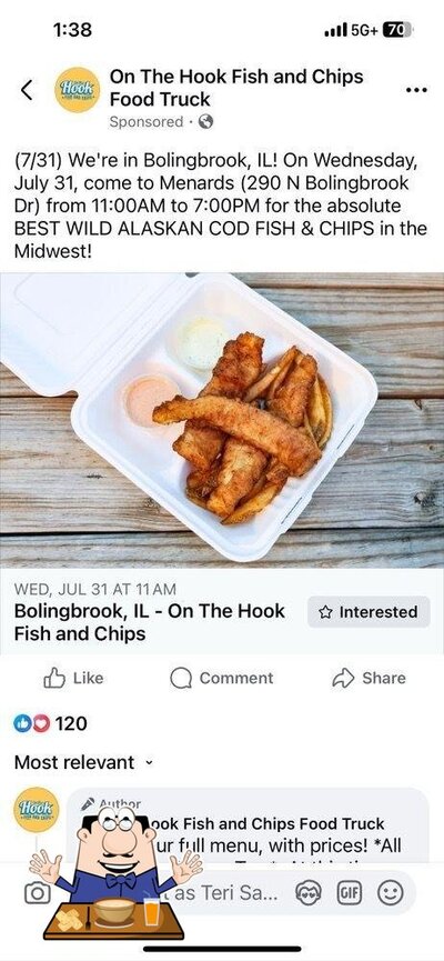 On the Hook Food Truck, DeKalb - Restaurant menu, prices and reviews