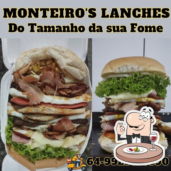 Monteiro'S Lanches e Hamburgueria, Catalão - Restaurant menu, prices ...