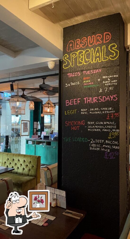 Absurd Bird, Exeter - Restaurant menu, prices and reviews